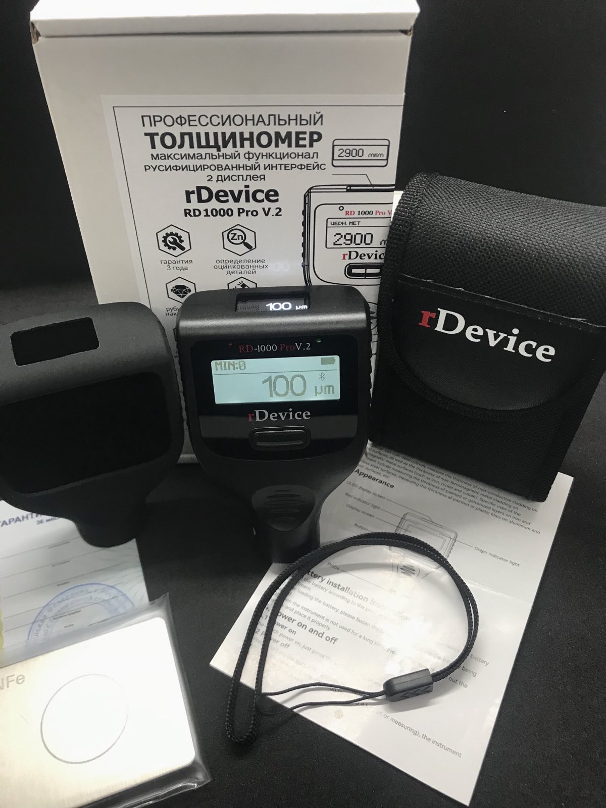 Толщиномер rDevice RD-1000 Pro V.2 — RealDevice